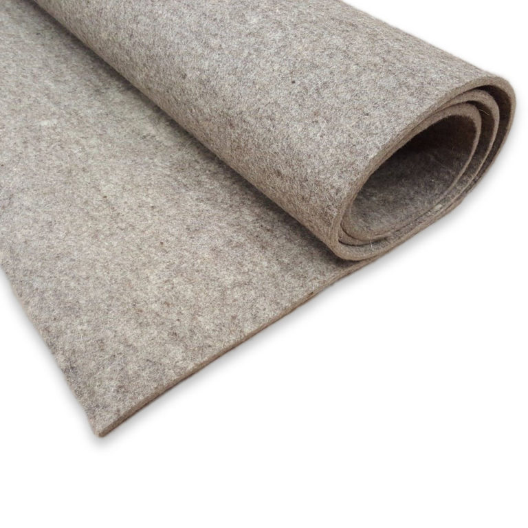 Filc szary techniczny, polerski, rolka, wełna 100%, 6mm x 1800mm x ...